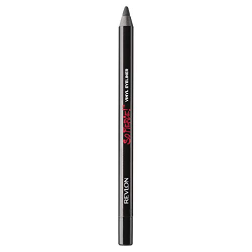 Pencil Eyeliner by Revlon, So Fierce Vinyl Eye Makeup, Waterproof, Smooth Gliding, Longwearing with Shiny Vinyl Finish, 860 Midnight Mystery, 0.042 Oz