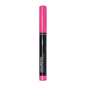 revlon colorstay matte lite crayon lipstick with built-in sharpener, smudgeproof, water-resistant non-drying lipcolor