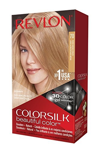 Revlon ColorSilk Hair Color 70 Medium Ash Blonde 1 Each (Pack of 3)