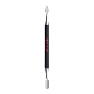 cuticle pusher and nail cleaner by revlon, dual ended nail care tool, easy to use, stainless steel (pack of 1)