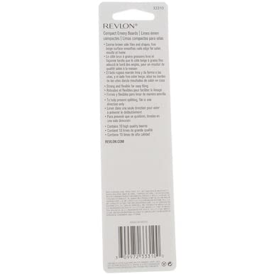 Revlon Compact Emory Boards 10 ct (33310) - Pack of 3