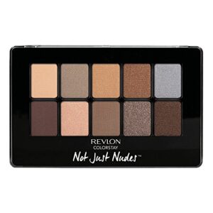 revlon colorstay not just nudes shadow palette, passionate nudes