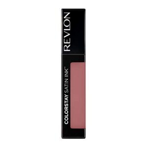 Liquid Lipstick by Revlon, Face Makeup, ColorStay Satin Ink, Longwear Rich Lip Colors, Formulated with Black Currant Seed Oil, 007 Partner in Crime, 0.17 Fl Oz