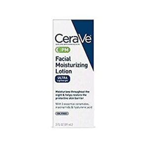 cerave facial moisturizing lotion pm ultra lightweight 3 oz