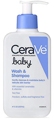 Baby Wash & Shampoo | 8 Ounce | Fragrance, Paraben, Sulfate Free Shampoo for Tear-Free Baby Bath Time (2 Pack)