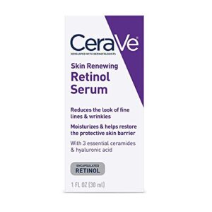 cream serum for smoothing fine lines and skin brightening | fragrance free anti|aging retinol serum, 1 fl oz, 2 pack