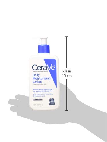 Cerave Moisturizing Lotion Siwmee, White, 12 Ounce