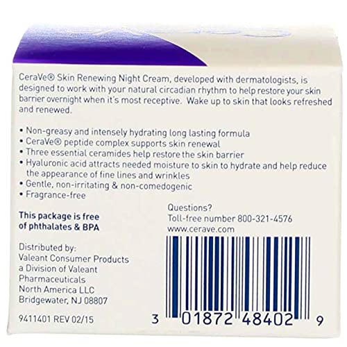 CeraVe 1.7 Ounce Skin Renewing Night Cream