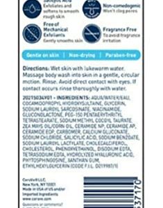 CeraVe SA Skin Care for Rough and Bumpy Skin Bundle - SA Body Wash (10 fl oz) and SA Moisturizing Lotion (8 fl oz) - Skin Smoothing Formula with Salicylic Acid