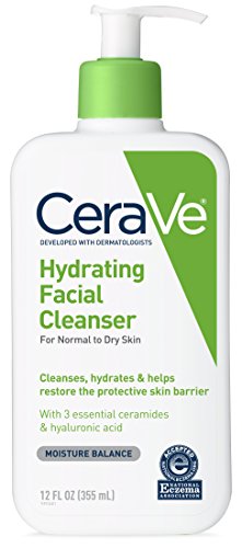 CeraVe Hydrating Facial Cleanser for Daily Face Washing