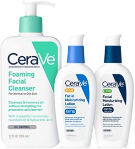 cerave daily skin care (foaming bundle)