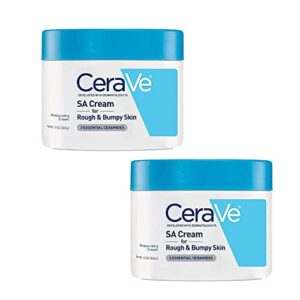 sa cream | 12 ounce | renewing salicylic acid body cream for rough and bumpy skin | fragrance free (2 pack)