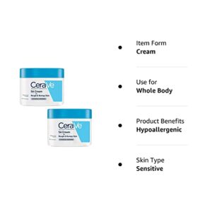 SA Cream | 12 Ounce | Renewing Salicylic Acid Body Cream for Rough and Bumpy Skin | Fragrance Free (2 Pack)