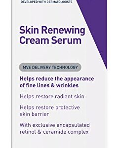 CeraVe Anti Aging Retinol Serum | Cream Serum for Smoothing Fine Lines and Skin Brightening | With Retinol, Hyaluronic Acid, Niacinamide, and Ceramides | 1 Ounce