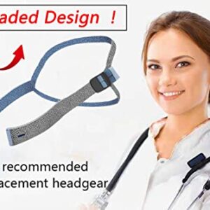 Upgraded P10 Replacement Headgear Strap Compatible with ResMed Airfit P10/N30, Fully Adjustable Quick-fit Design Premium Soft Durable Elastic Material - 2 Pack