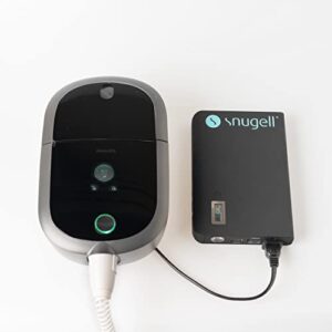 Snugell 1000 CPAP Battery & Backup Power Supply | for All CPAP Machines | Including ResMed AirMini, AirSense 10 & AirSense 11 | Rechargeable Lithium-ion 85 Wh | Adaptable with AC 110V