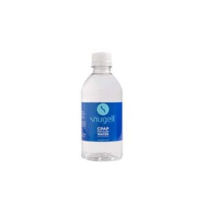 Distilled Water for CPAP Humidifiers by Snugell™ | 12 Bottle Pack 12oz H20 | Travel Friendly | 12oz H2O | Made in USA