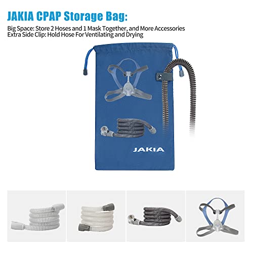 CPAP Hose Tube Holder Support Clamp Clip Hook Support Bedside Storage Kit_Metal Structure Strong_5.6 ft Max High_Angle Height Adjustable_Prevent Hose Loose Tangle Air Leakage During Sleep