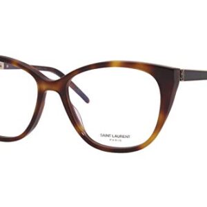 Saint Laurent SL-M72 004 Eyeglasses Women's Havana/Gold Optical Frame 54mm