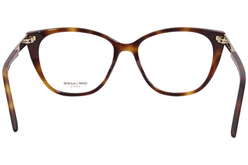 Saint Laurent SL-M72 004 Eyeglasses Women's Havana/Gold Optical Frame 54mm