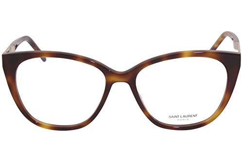 Saint Laurent SL-M72 004 Eyeglasses Women's Havana/Gold Optical Frame 54mm