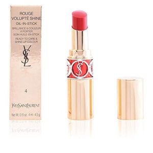 Yves Saint Laurent Rouge Volupte Shine Lipstick, 15 Corail Intuitive, 0.15 Ounce