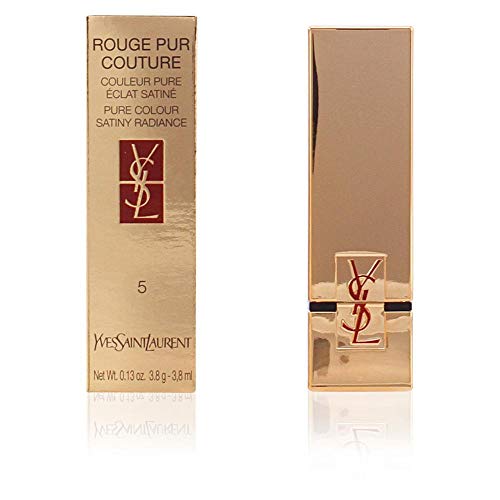 Yves Saint Laurent Rouge Pur Couture Pure Color Satiny Radiance Lipstick, No. 49 Tropical Pink, 0.13 Ounce