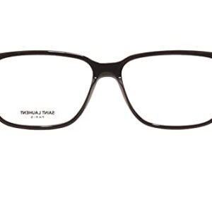 SAINT LAURENT SL-458 004 Eyeglasses Men's Black/Silver Full Rim Square 58mm