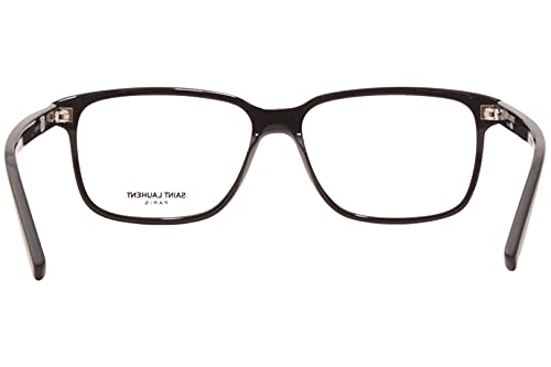 SAINT LAURENT SL-458 004 Eyeglasses Men's Black/Silver Full Rim Square 58mm