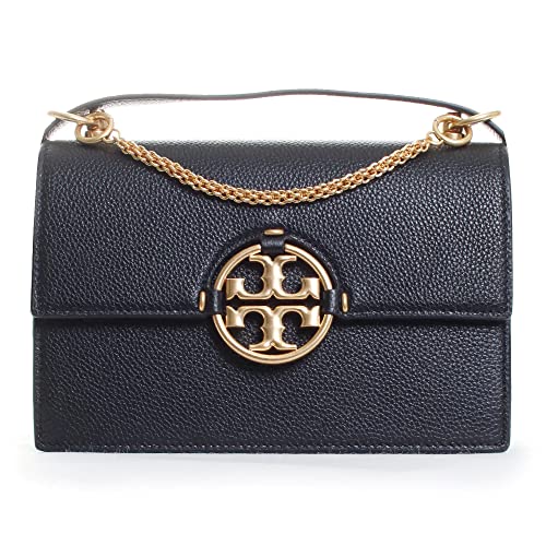 Tory Burch Women's Miller Black Leather Small Shoulder Handbag