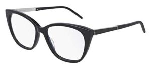 saint laurent sl m72 black 54/16/145 women eyewear frame