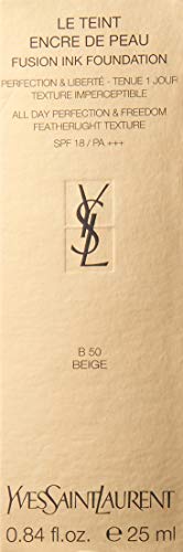 Yves Saint Laurent Fusion Ink Broad Spectrum SPF 18 Foundation, No. B50 Beige, 0.1 Pound