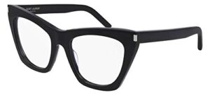 saint laurent sl 214 kate opt black 55/20/145 women eyewear frame