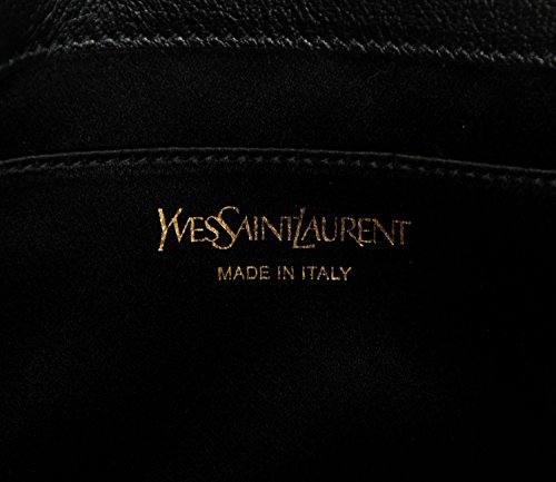 YSL Yves Saint Laurent Women's Leather Large Belle de Jour Clutch - Black