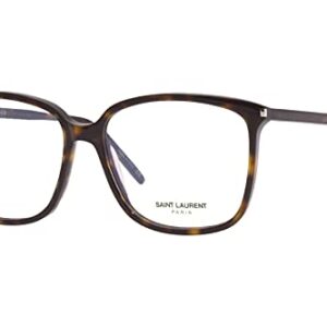 Saint Laurent SL453 002 Eyeglasses Women's Havana Full Rim Optical Frame 56mm