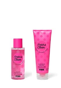 victoria’s secret fresh & clean mist & lotion set