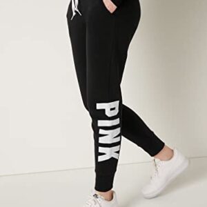 Victoria's Secret Pink Fleece Joggers, Pure Black, XX-Large