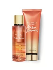 victoria’s secret amber romance mist & lotion set