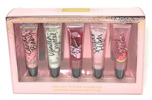 victoria’s secret flavor favorites 5-piece holiday lip gloss set