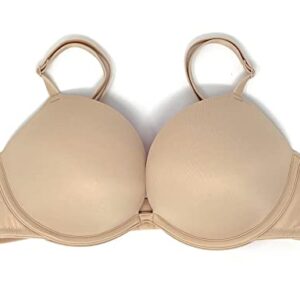 Victoria's Secret Pink Wear Everywhere Super Push-Up Bra 38D Nude Solid