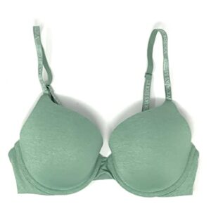 Victoria's Secret T-Shirt Perfect Shape Full Coverage Push-Up Bra, Brushed Sage, 38D