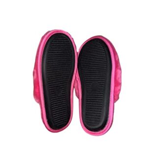 Victoria's Secret Closed Toe Faux Fur Slipper Color Pink Size Medium 7/8 New