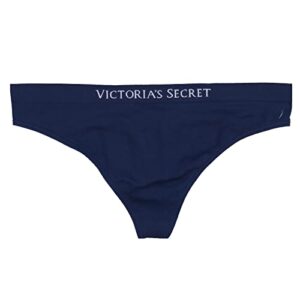 victoria’s secret panties seamless thong logo (xl, navy)