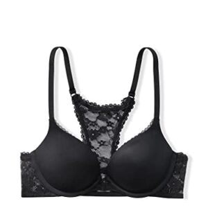 Victoria's Secret Body by Victoria Front Close Push-Up Bra, Black Lace, 36C