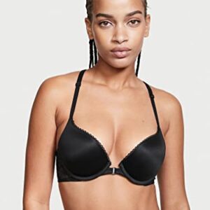 Victoria's Secret Body by Victoria Front Close Push-Up Bra, Black Lace, 36C