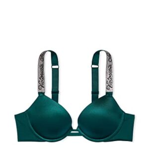 Victoria's Secret Very Sexy Shine Strap Push-Up Bra, Deepest Green Smooth, 34B