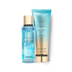 victoria’s secret aqua kiss mist & lotion set