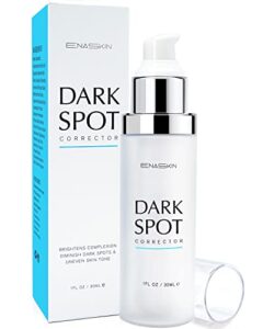 enaskin professional dark spot remover for face and body, perfecting dark spot corrector serum treatment, melasma, freckle, sun spot, hyperpigmentation, blemish, brown spots for men&women(1.0 fl oz)