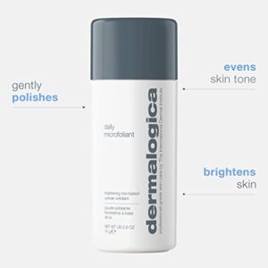 Dermalogica Daily Microfoliant (2.6 Fl Oz) Exfoliator Face Scrub Powder - Achieve Brighter, Smoother Skin daily with Papaya Enzyme and Salicylic Acid