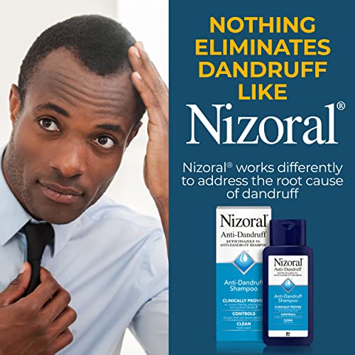 Nizoral Anti-Dandruff Shampoo with 1% Ketoconazole, Fresh Scent, 7 Fl Oz